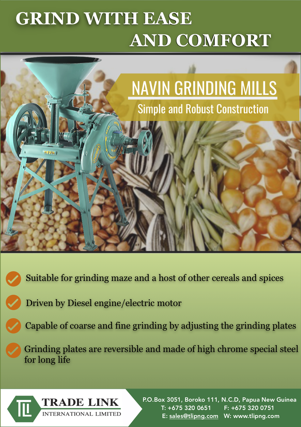 Grinding Mill - Trade Link International Ltd