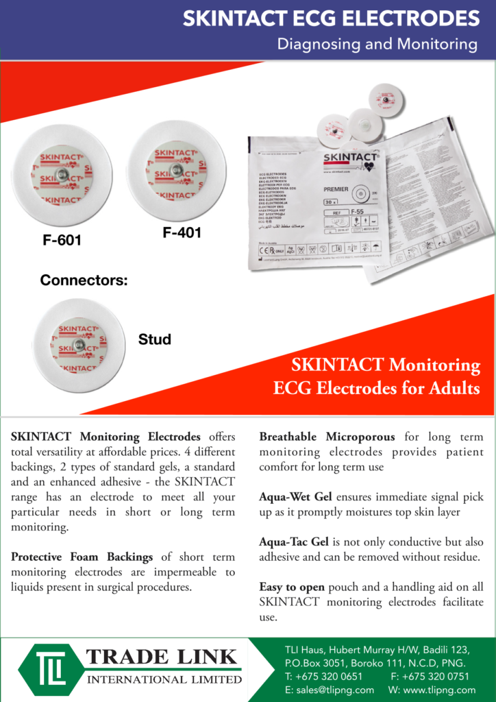 SKINTACT ECG ELECTRODES Trade Link International Ltd SKINTACT ECG ELECTRODES Trade Link International Ltd